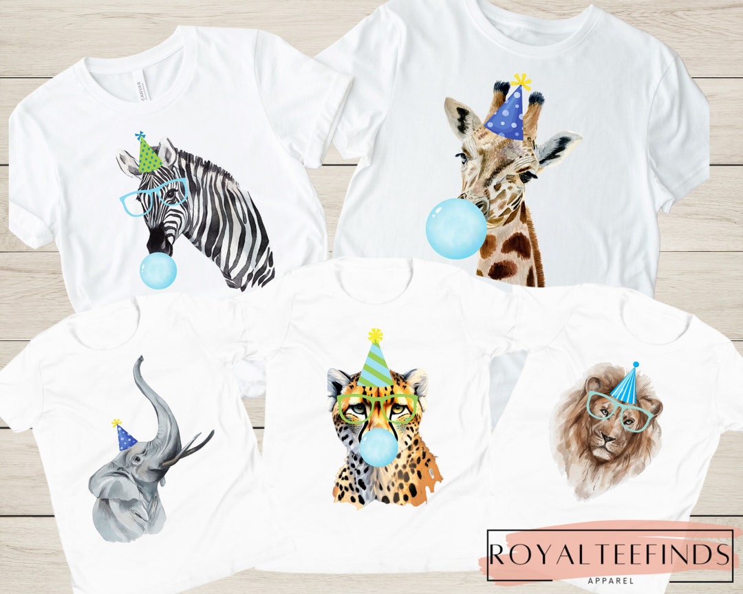 Party Animal Shirts Zoo Birthday Party Shirts Family Birthday Tshirts ...