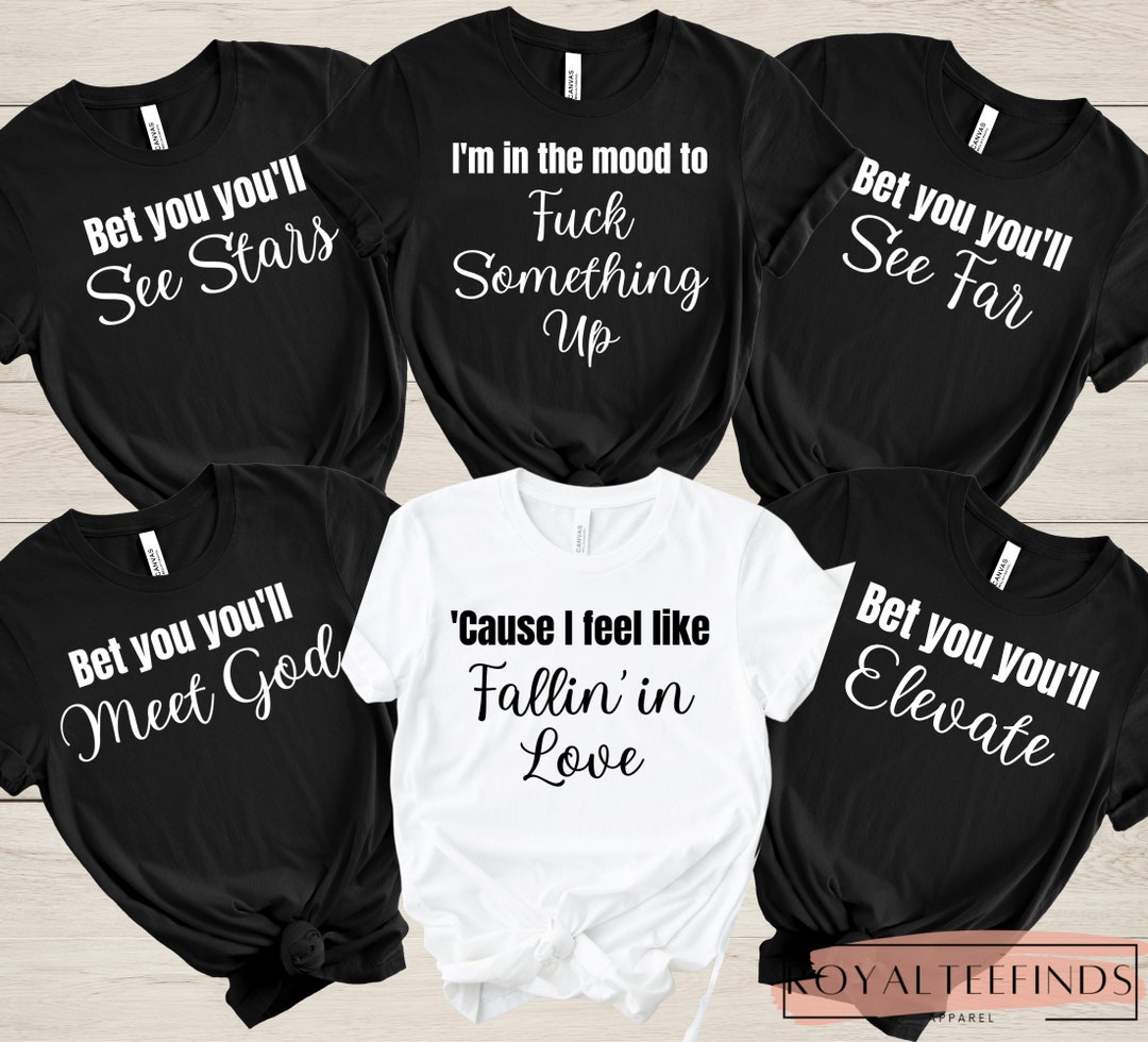 Song Lyric Shirt, Bachelorette Party Shirts, Bridesmaids Shirts ...