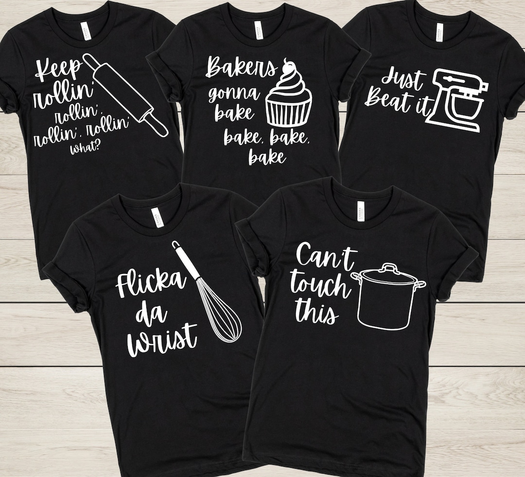 Group Cooking Shirts, Kitchen Pun Shirt, Gift for Chef, Matching Shirts ...