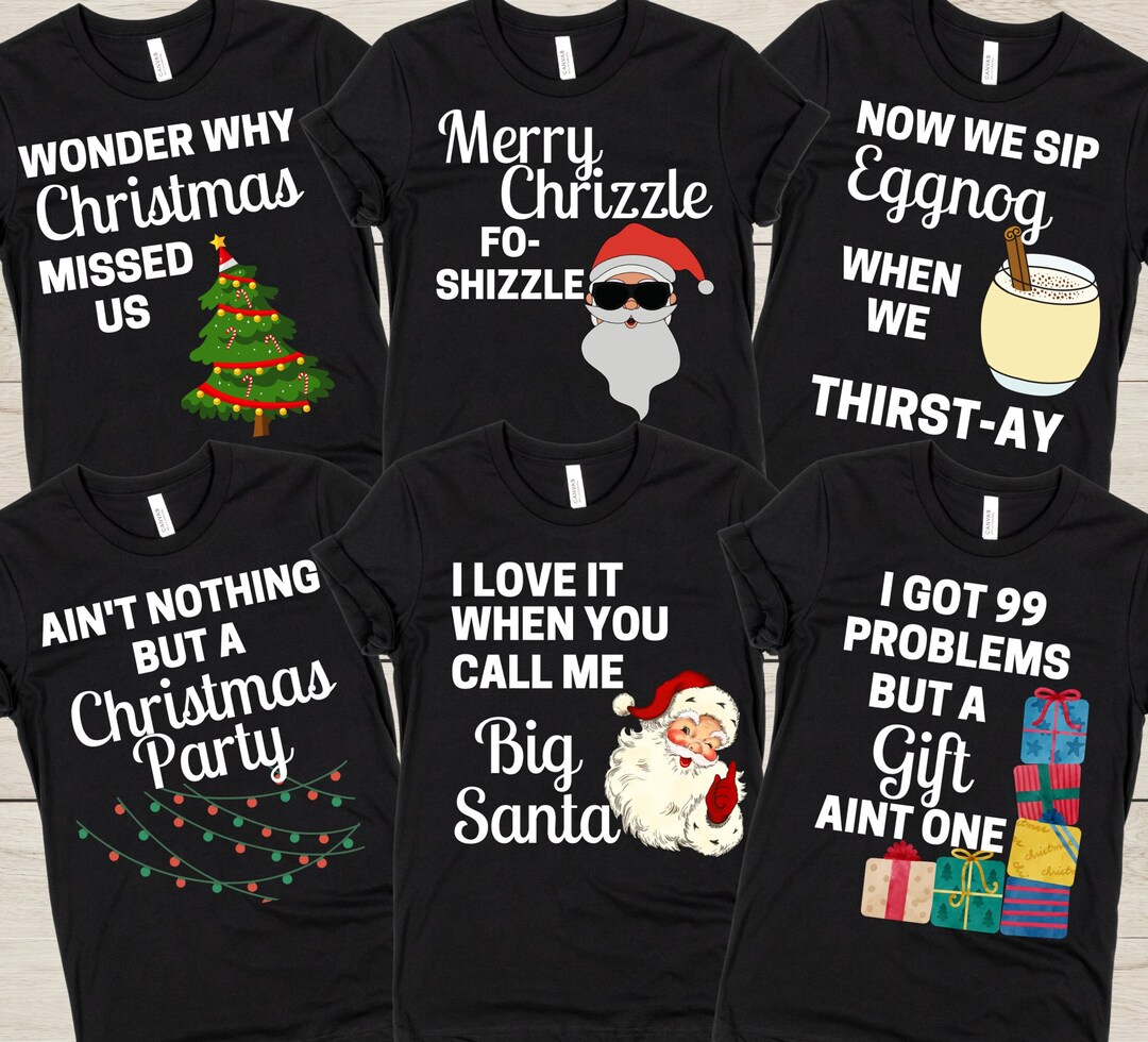 Christmas Pun Shirt, Christmas Song Shirt, Xmas Song Puns, Christmas ...