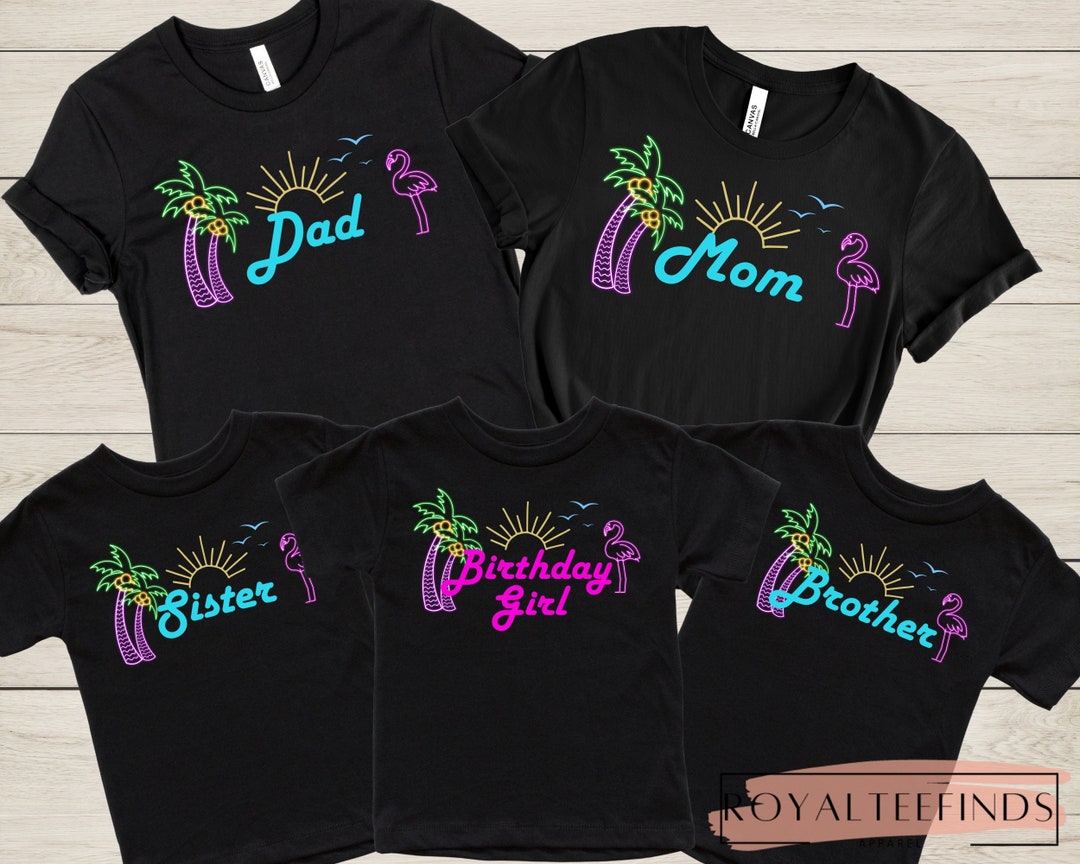 Pool Party Shirt Pool Party Birthday Shirt Neon Pool Party Neon Summer ...