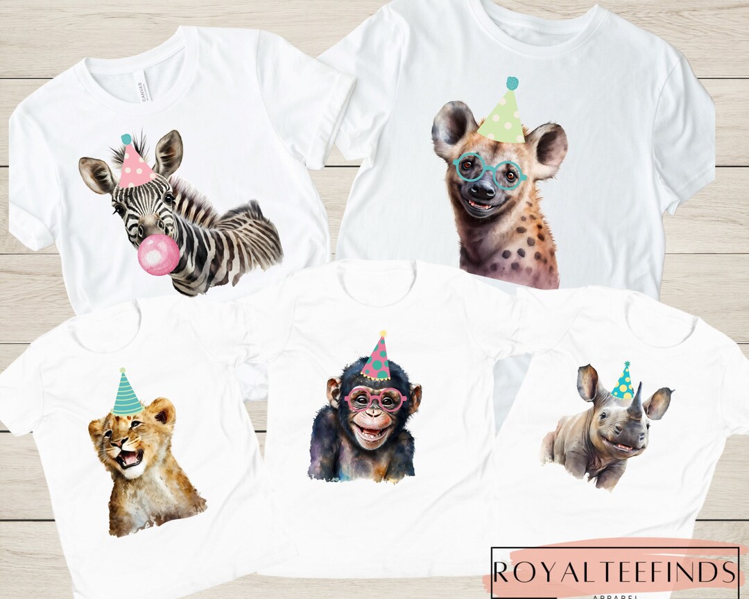 Party Animal Birthday Shirt Party Animal Shirt Bubblegum Animals Zoo ...