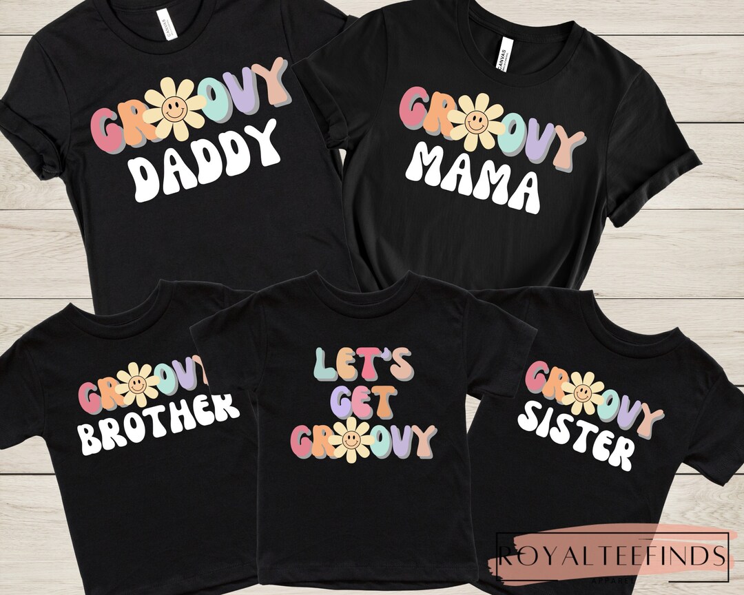 Lets Get Groovy Birthday Shirt Daisy Rainbow Groovy Birthday Tshirt ...