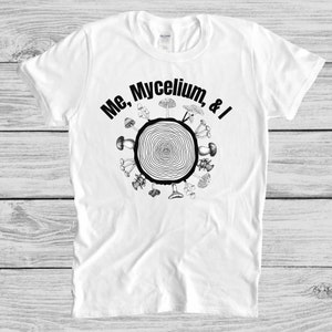 Mushroom T-shirt Mycelium Mushroom Aesthetic Cottagecore Tee Mycology ...