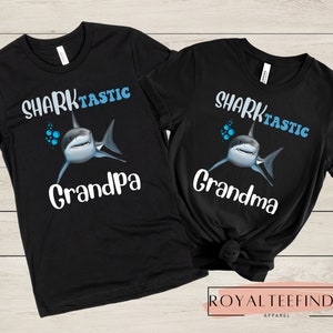 Shark Birthday Shirt Sharktastic Birthday Tshirt Shark Party Family ...