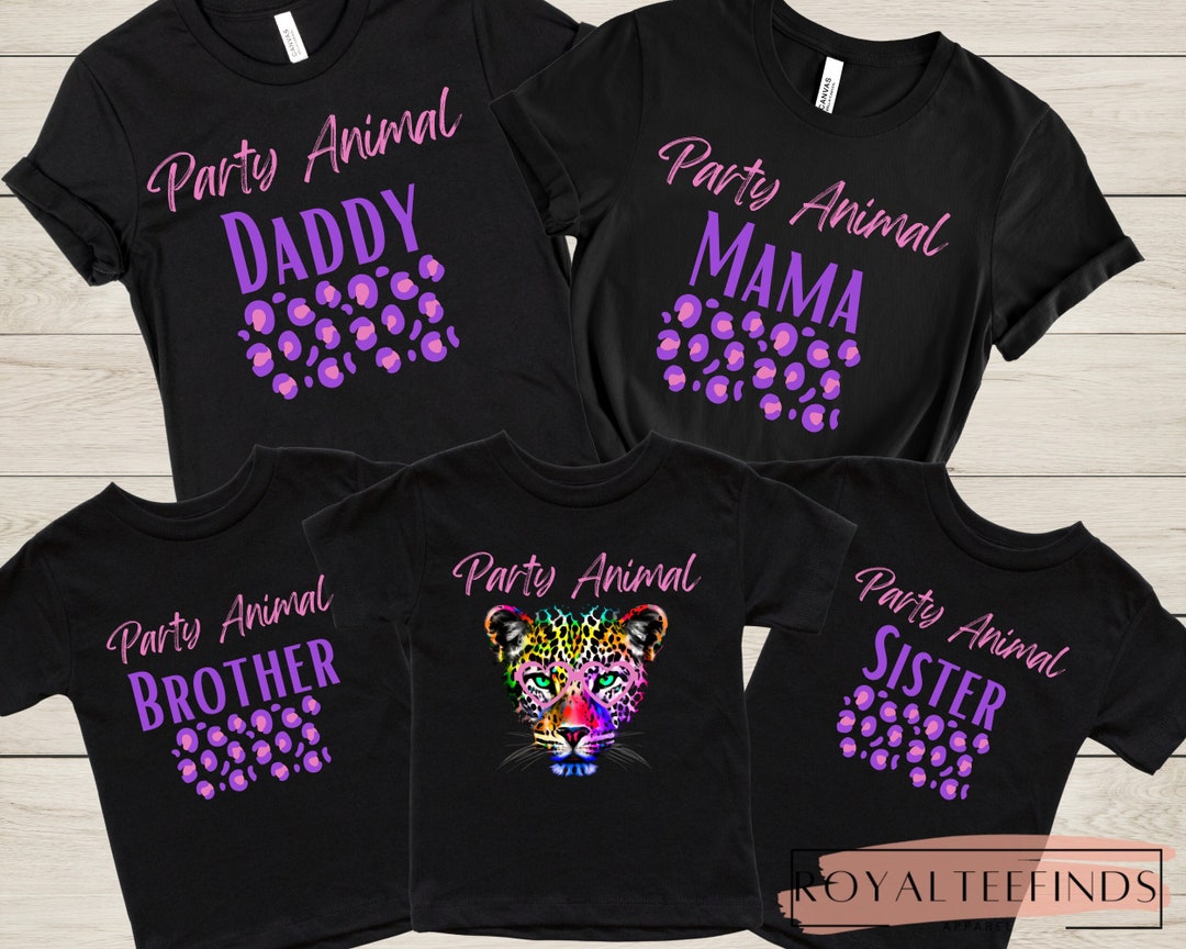 Party Animal Shirt Party Animal Birthday Shirt Jungle Birthday Shirt ...