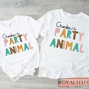 Party Animal Shirts Zoo Birthday Party Shirts Family Birthday Tshirts ...