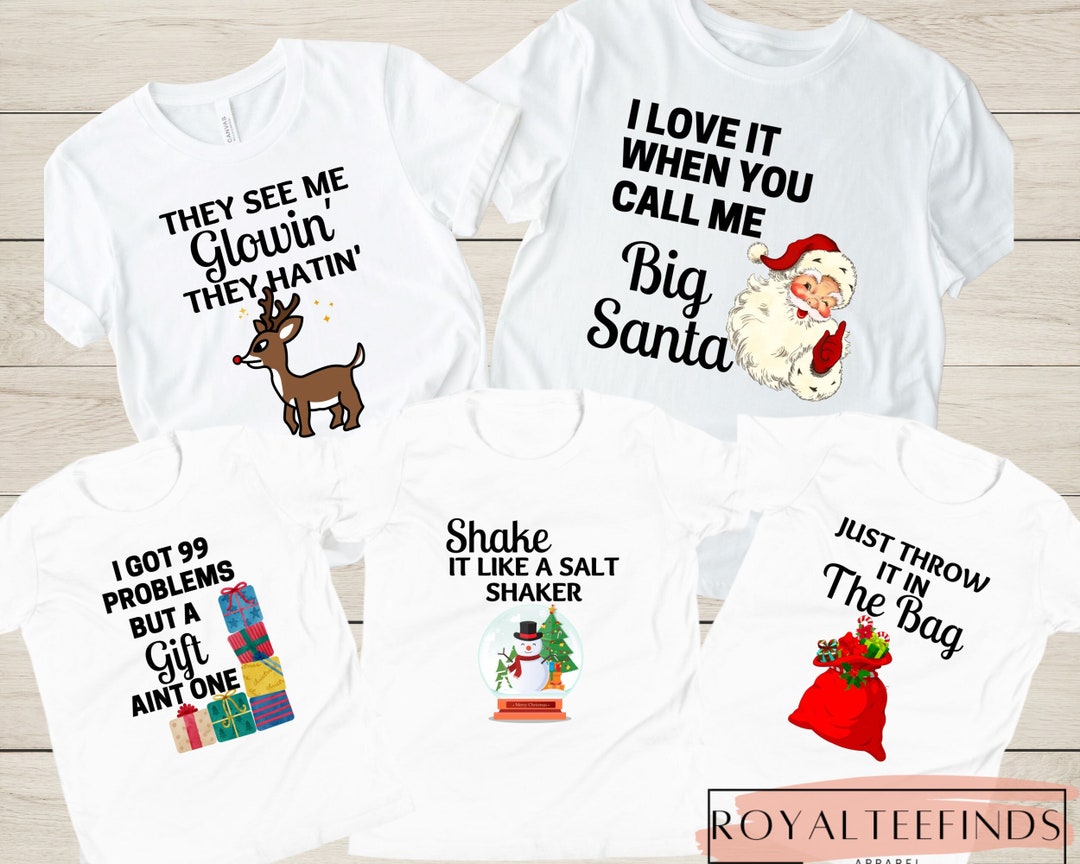 Xmas Song Puns Christmas Song Shirt Funny Christmas Shirt Christmas Rap ...