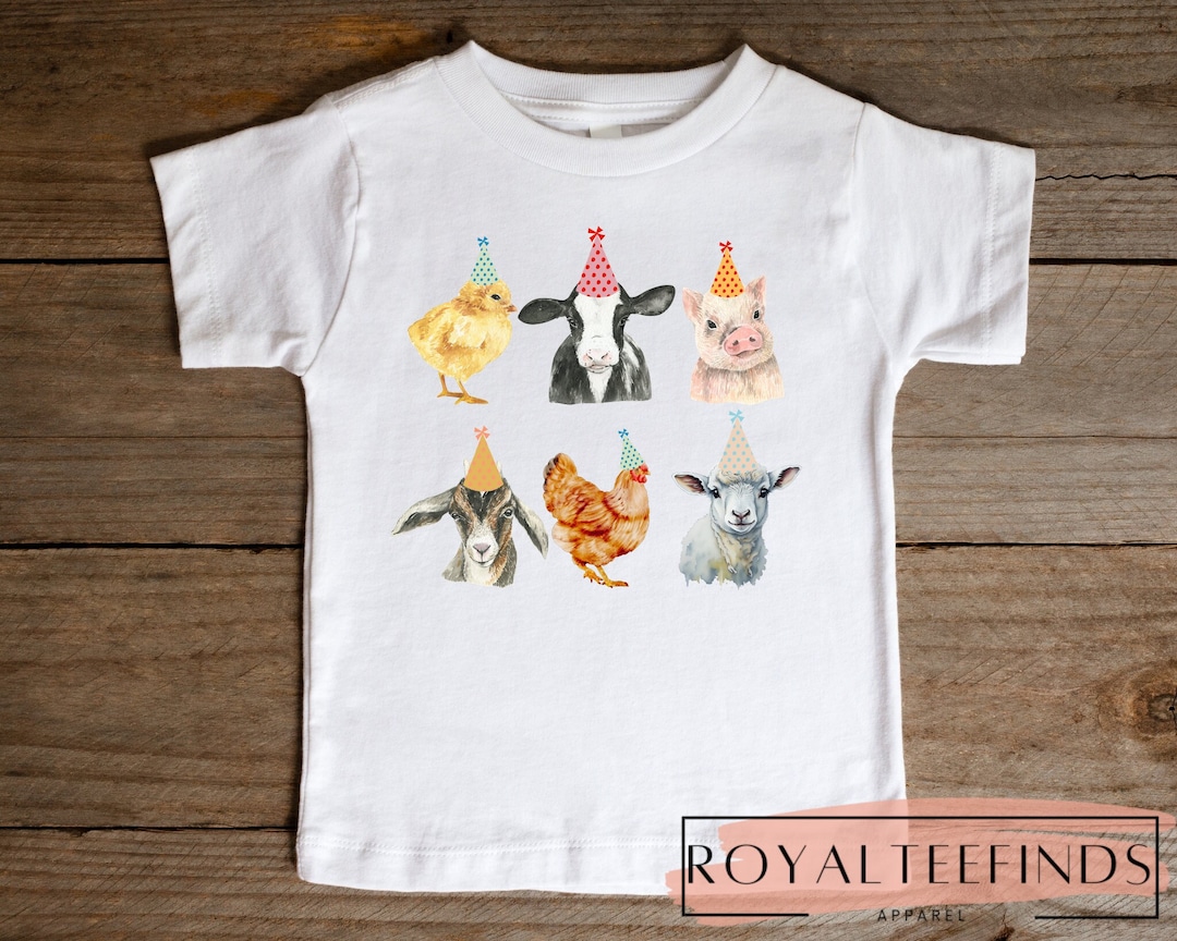 Party Animal Shirt Party Animal Birthday Shirt Farm Animal Birthday ...