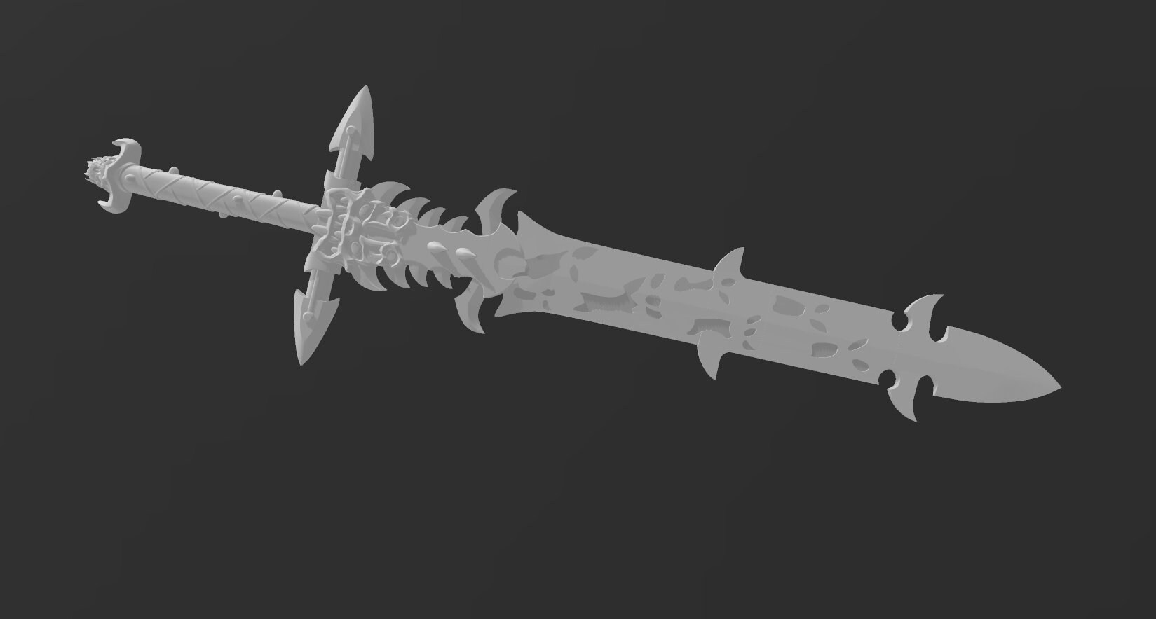 Demon Sword of Abaddon 1:1 Scale Prop STL Files - Etsy