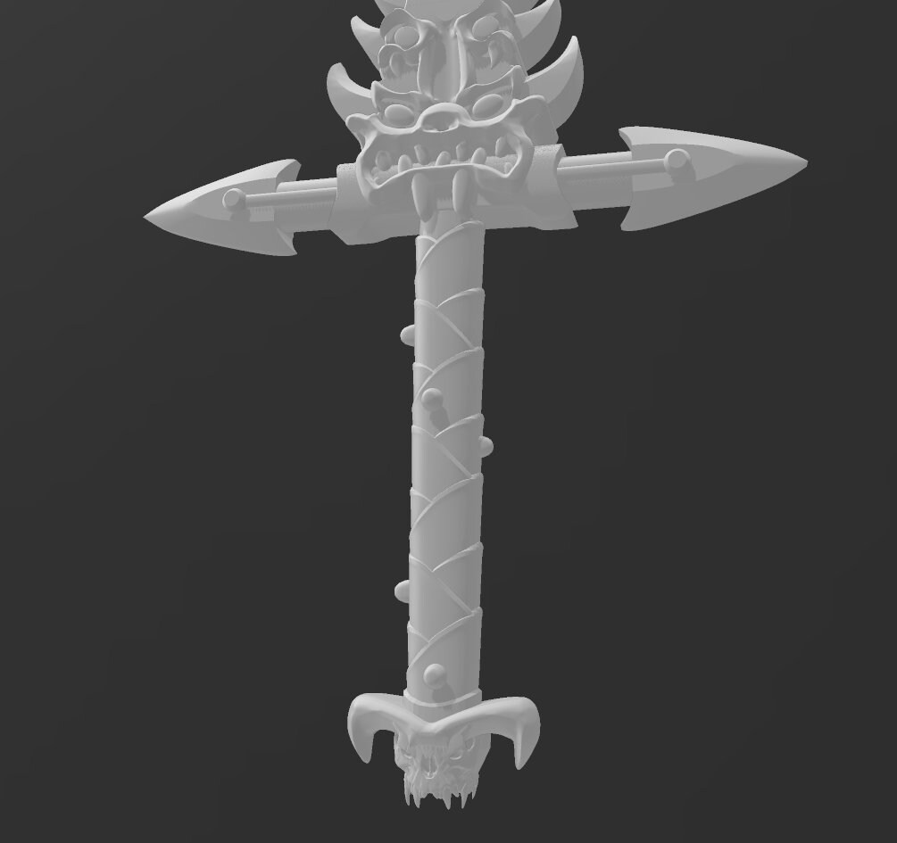 Demon Sword of Abaddon 1:1 Scale Prop STL Files - Etsy