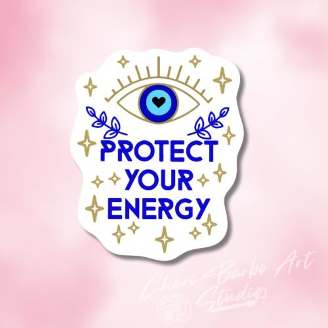 Evil Eye Sticker, Protect Your Energy, Spiritual Protection, Oracle Eye ...