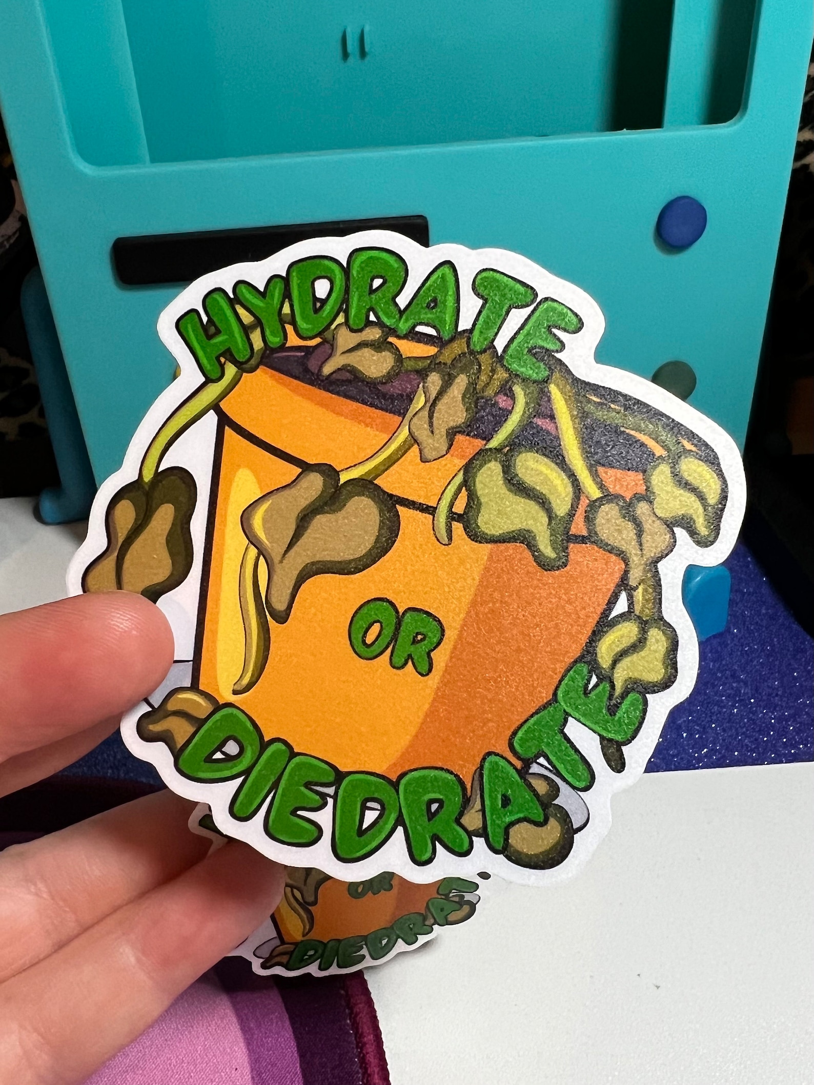 Stay Hydrated Sticker, Water Bottle Sticker, Hydration Reminder ...