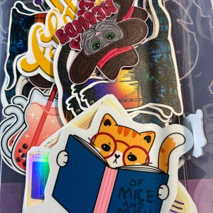 Mystery Cats Sticker Pack, Assorted Kitty Stickers for a Perfect Cat ...