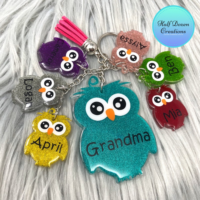 Owl Keychain - Etsy