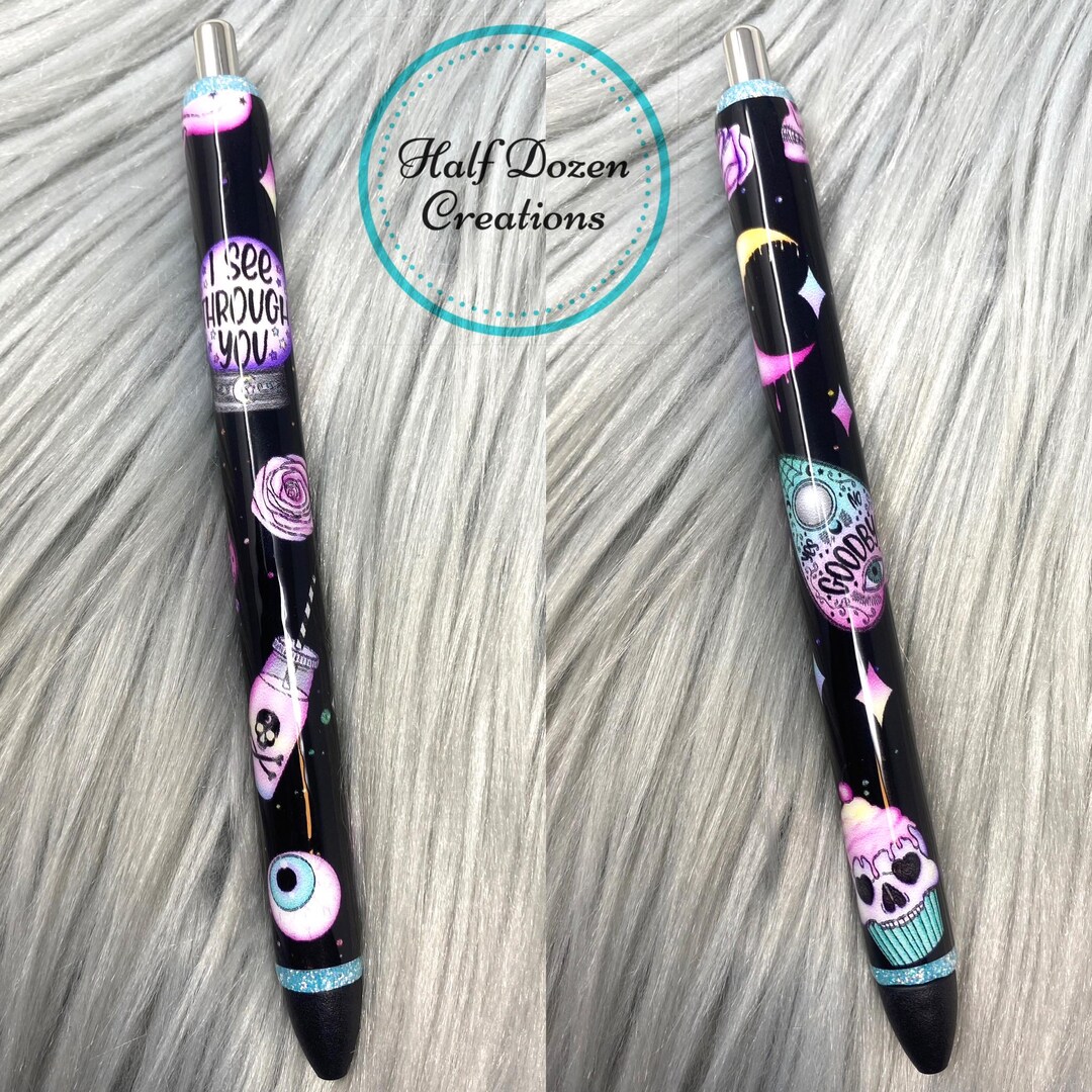 Halloween Pen, Witchy Pen, Full Wrap Pen, Custom Pen, Journal Pen ...