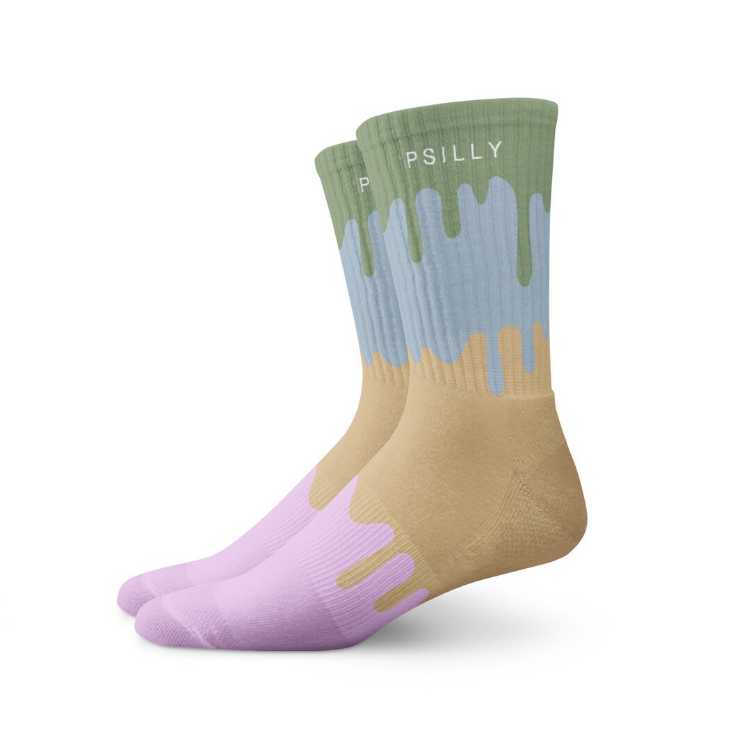 Drippy Socks by Psilly - Etsy