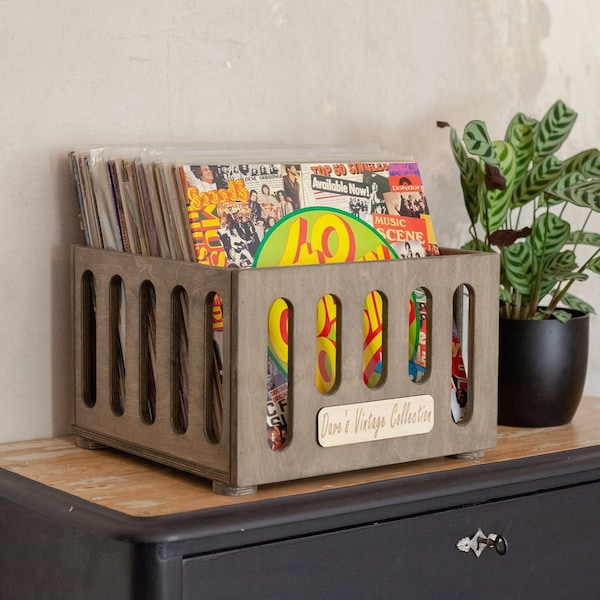 Vinyl Record Storage - Etsy