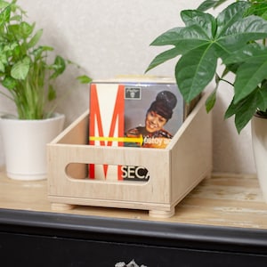 Personalised 7inch Record Box, Vinyl Record Storage, 7 Inch Vinyl Box ...