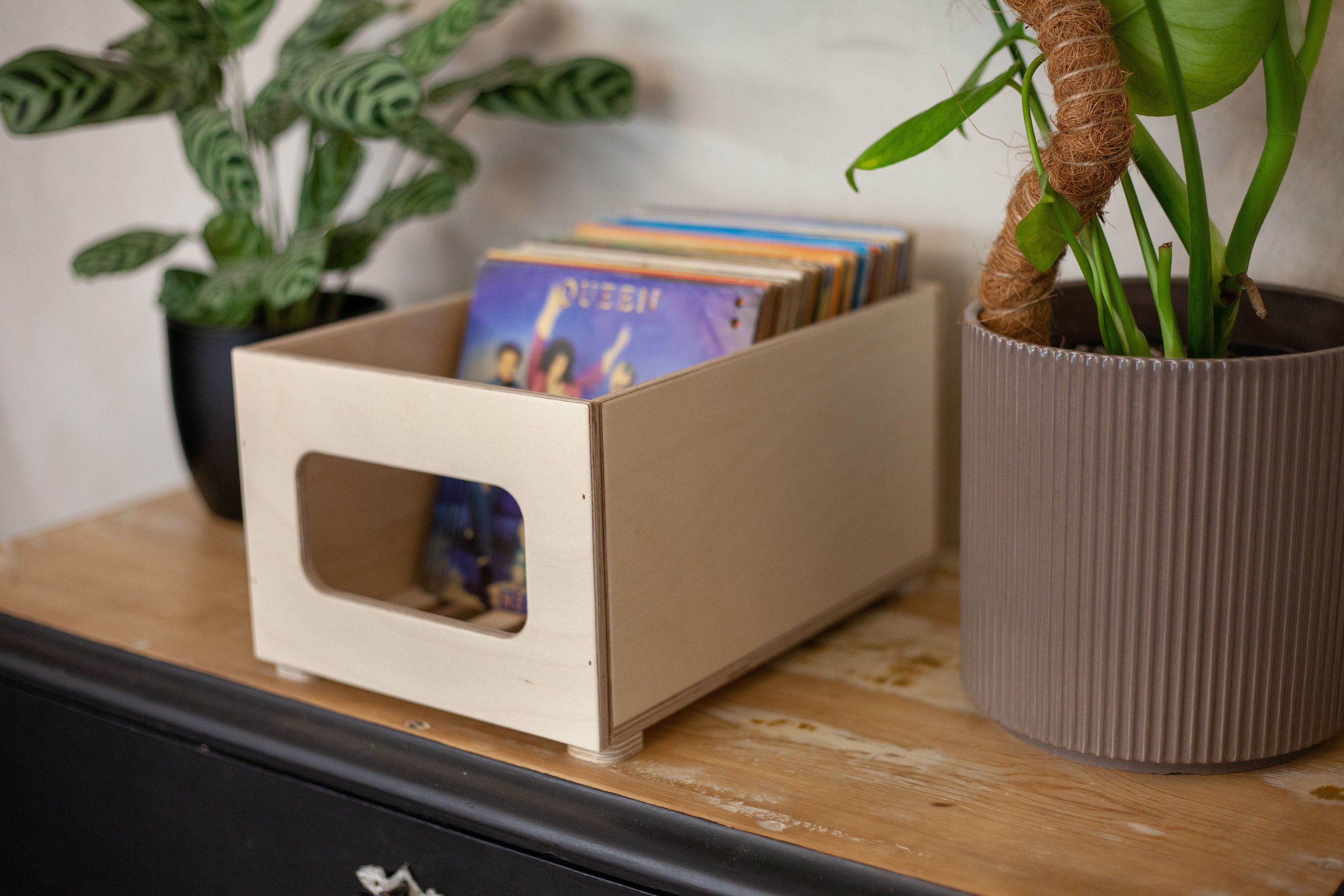 7inch Record Storage Box, 7 Inch Vinyl Box Display, 45 Record Display ...