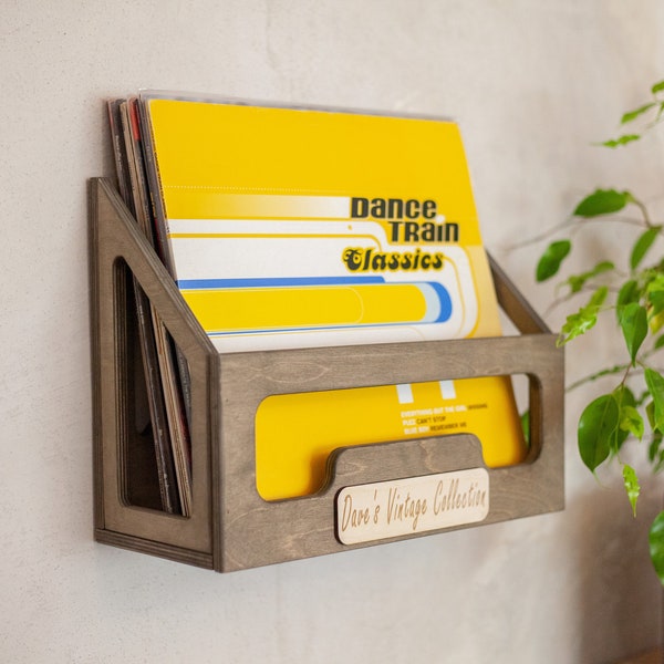 Wall Record Storage - Etsy