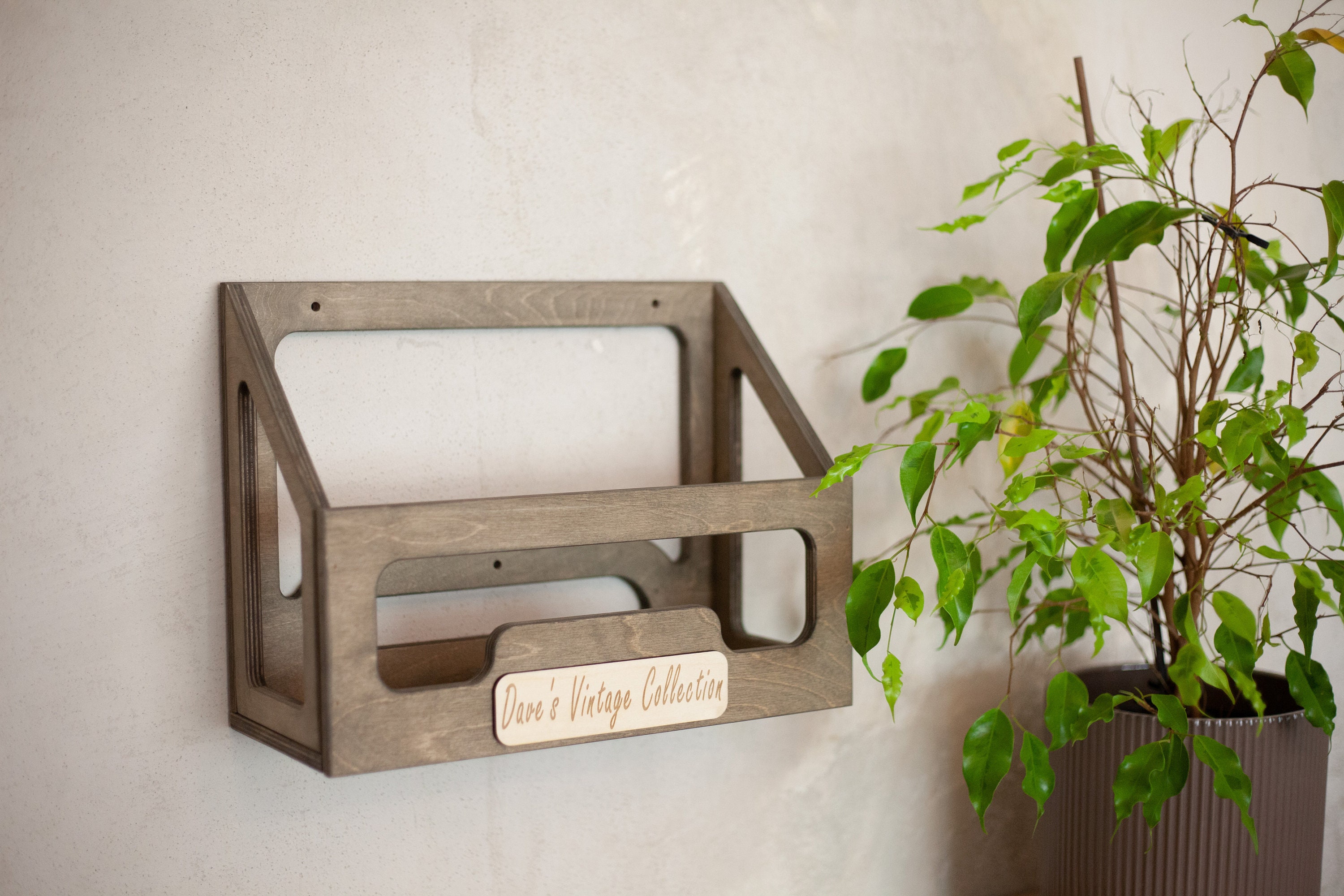 Vinyl Record Wall Shelf Wall Mounted Record Storage LP Wall - Etsy