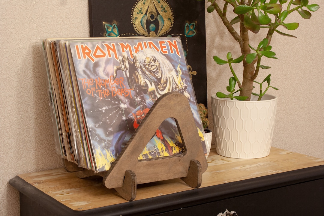 Handmade Record Flip Rack, Rustic Records Display, 12 Inch LP Stand - Etsy