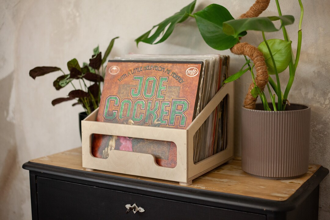 Handmade Vinyl Record Storage Album Crate Record Flip Rack - Etsy