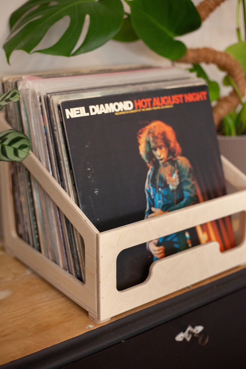 Handmade Vinyl Record Storage Album Crate Record Flip Rack - Etsy