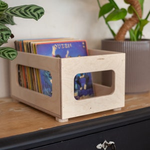 45 Rpm Record Flip Rack Storage Box, Single 7 Inch Vinyl Box Display ...