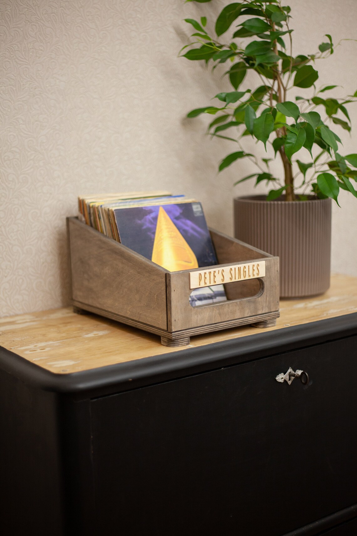 Personalised 7inch Record Box, Vinyl Record Storage, 7 Inch Vinyl Box ...