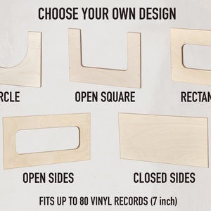 45 Rpm Record Flip Rack Storage Box, Single 7 Inch Vinyl Box Display ...