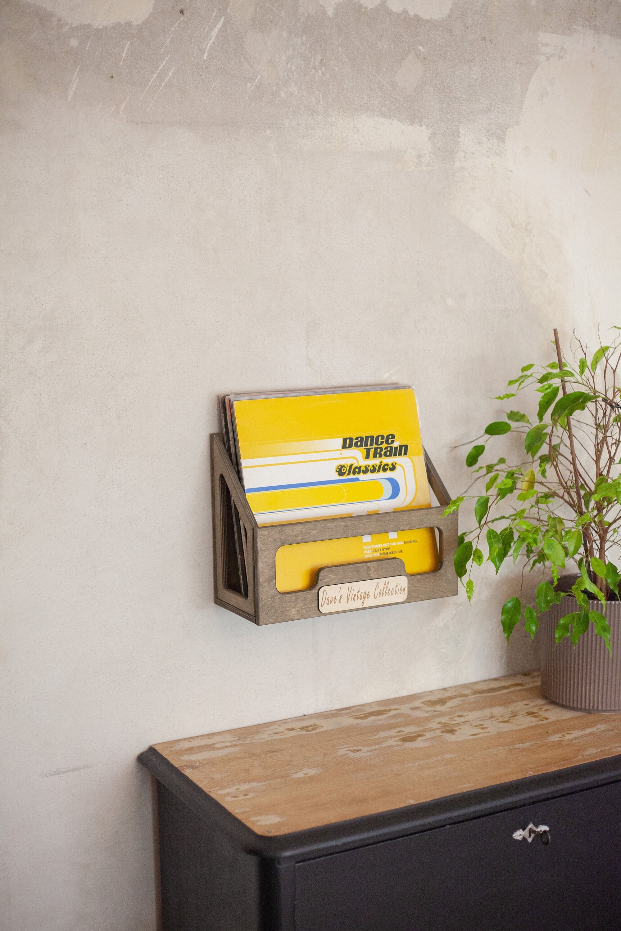 Vinyl Record Wall Shelf Wall Mounted Record Storage LP Wall - Etsy