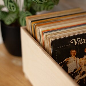 7 Inch Record Flip Rack Storage Box, Single 7 Inch Vinyl Box Display ...