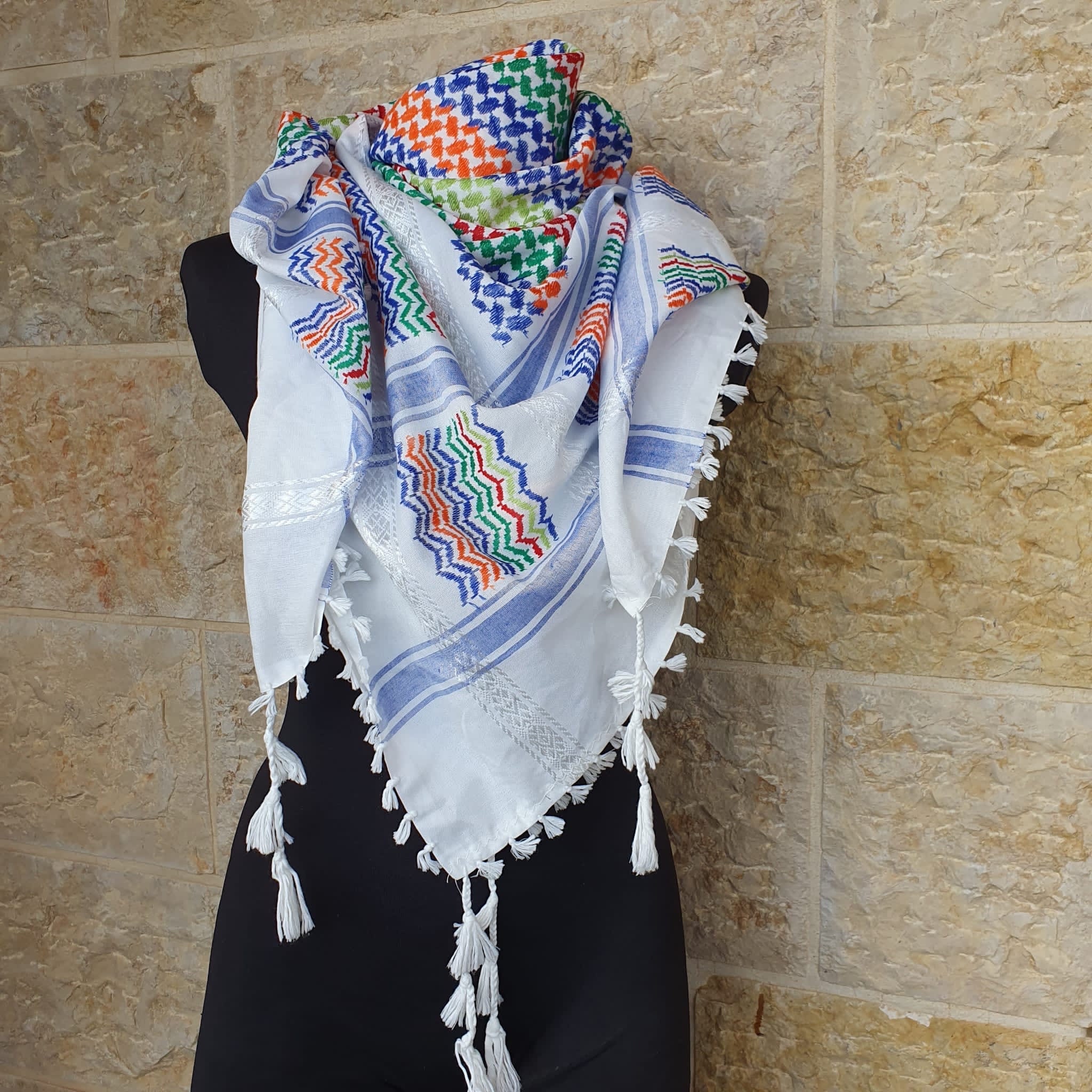 Authentic Kufiya / Keffiyeh / Shemagh Made in Palestine - Etsy
