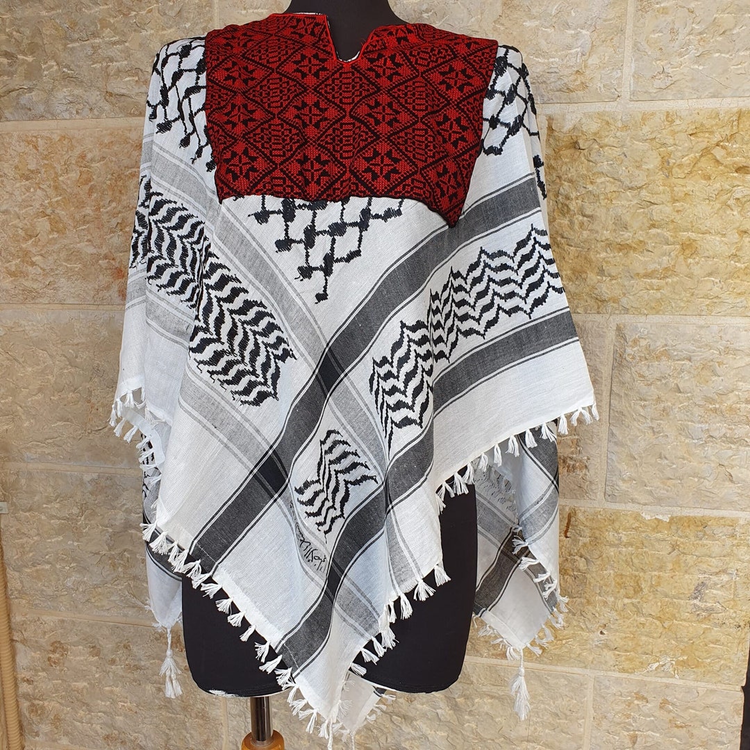 Authentic Kufiya / Keffiyeh / Shemagh Made in Palestine With ...