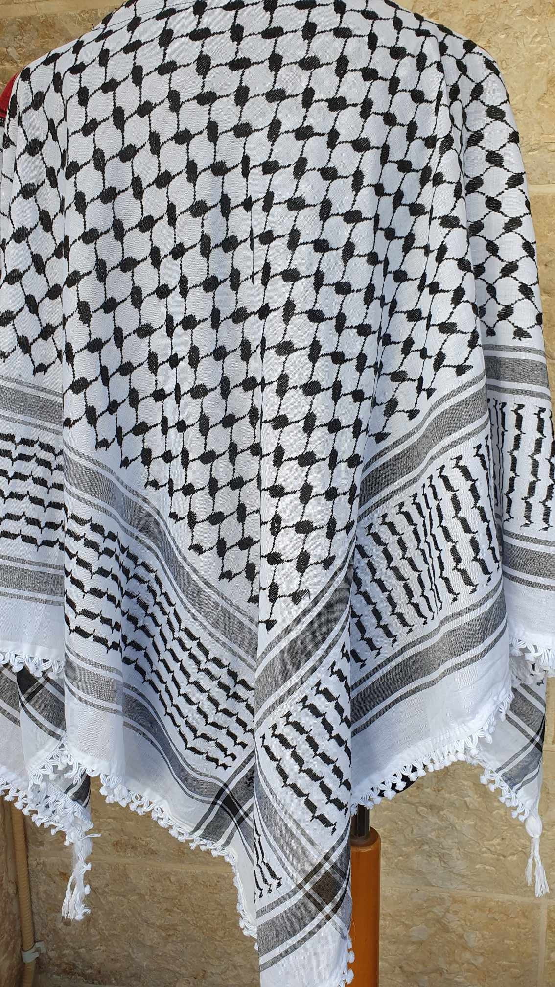 Palestinian Kufiya / Keffiyeh / Shemagh With Traditional Fabric/design ...