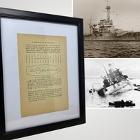 1950 Korean War US Navy USS Begor Offshore During Demolition Hungham ...