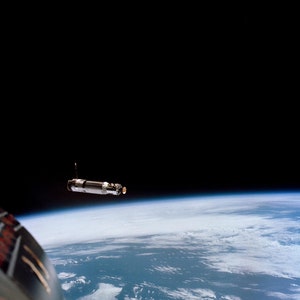 RARE Original 1966 Gemini VIII Astronaut Mission Control Patch Armstrong Lunar Apollo Gift Space ...