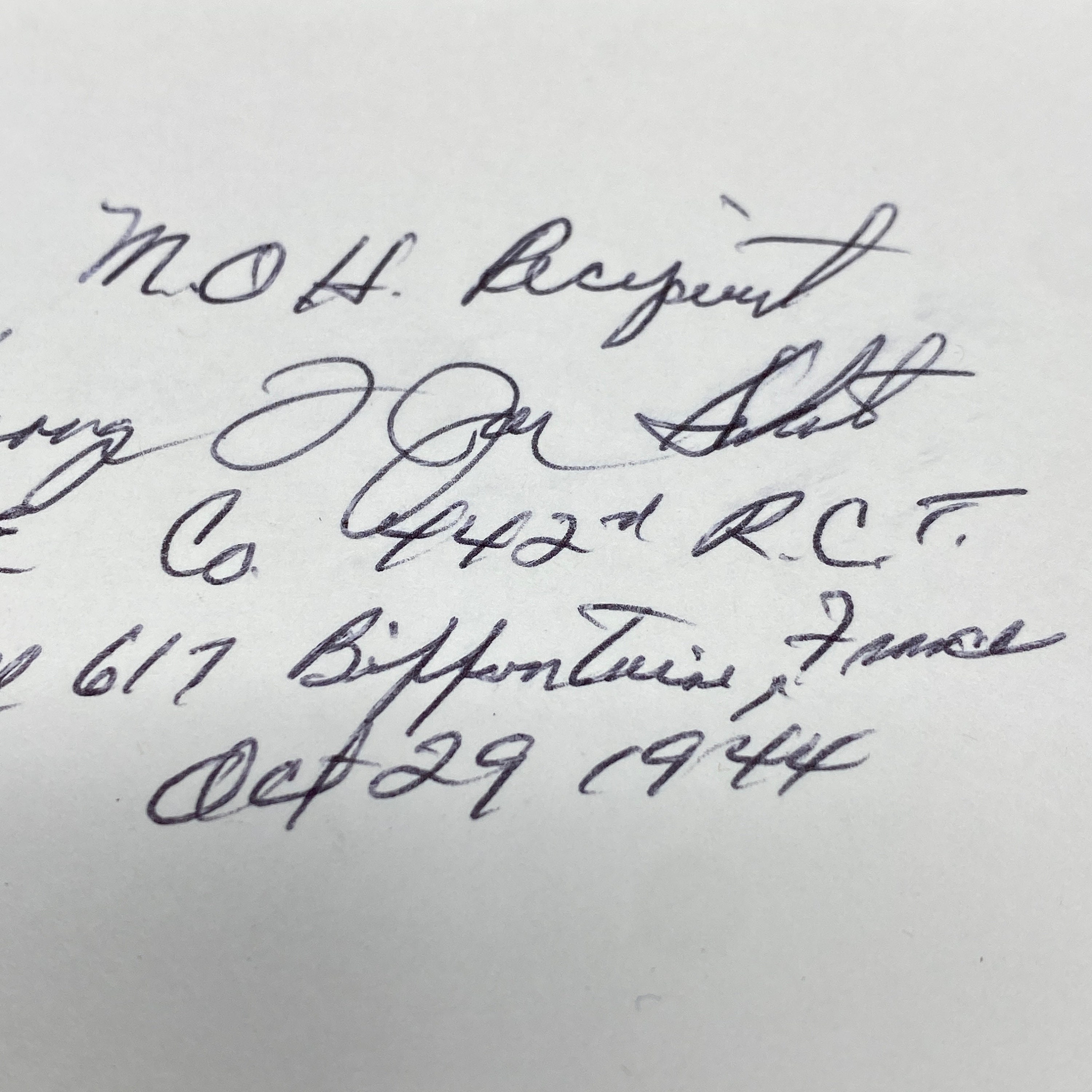 RARE Original WWII 1944 France U.S. Army Pvt. George Sakato m.o.h ...