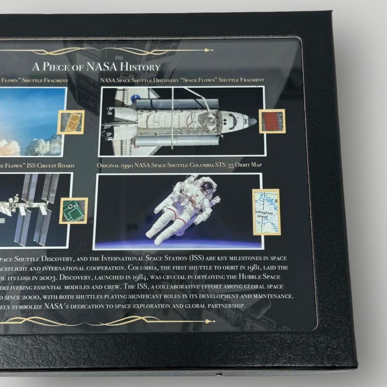 RARE NASA Space Shuttle Program & International Space Station Collection Quad four piece of ...