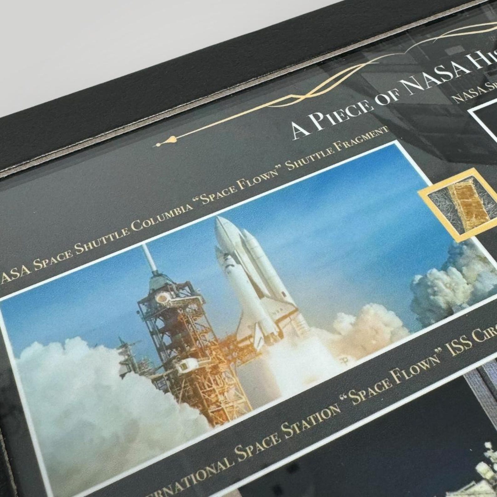 NASA Space Shuttle & ISS "piece of History" Display Case With COA - Etsy