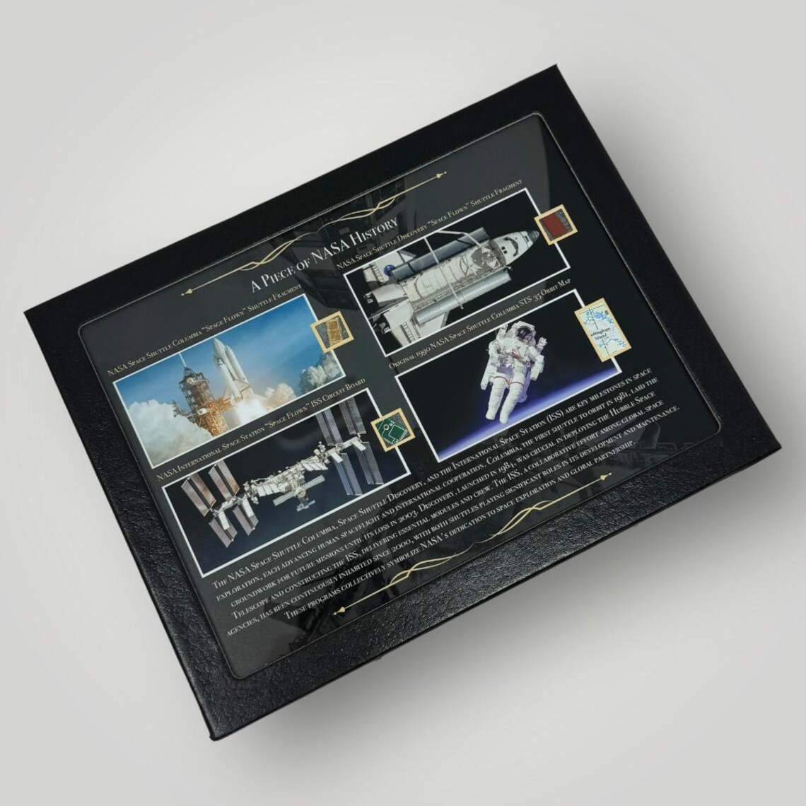 NASA Space Shuttle & ISS "piece of History" Display Case With COA - Etsy