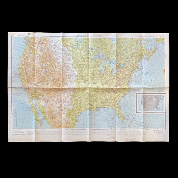 Mapa De Estados Unidos Aeronautico