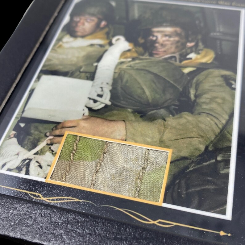 RARE WWII 1944 D-day AIRBORNE Drop Zone Sainte-mère-eglise Recovered ...