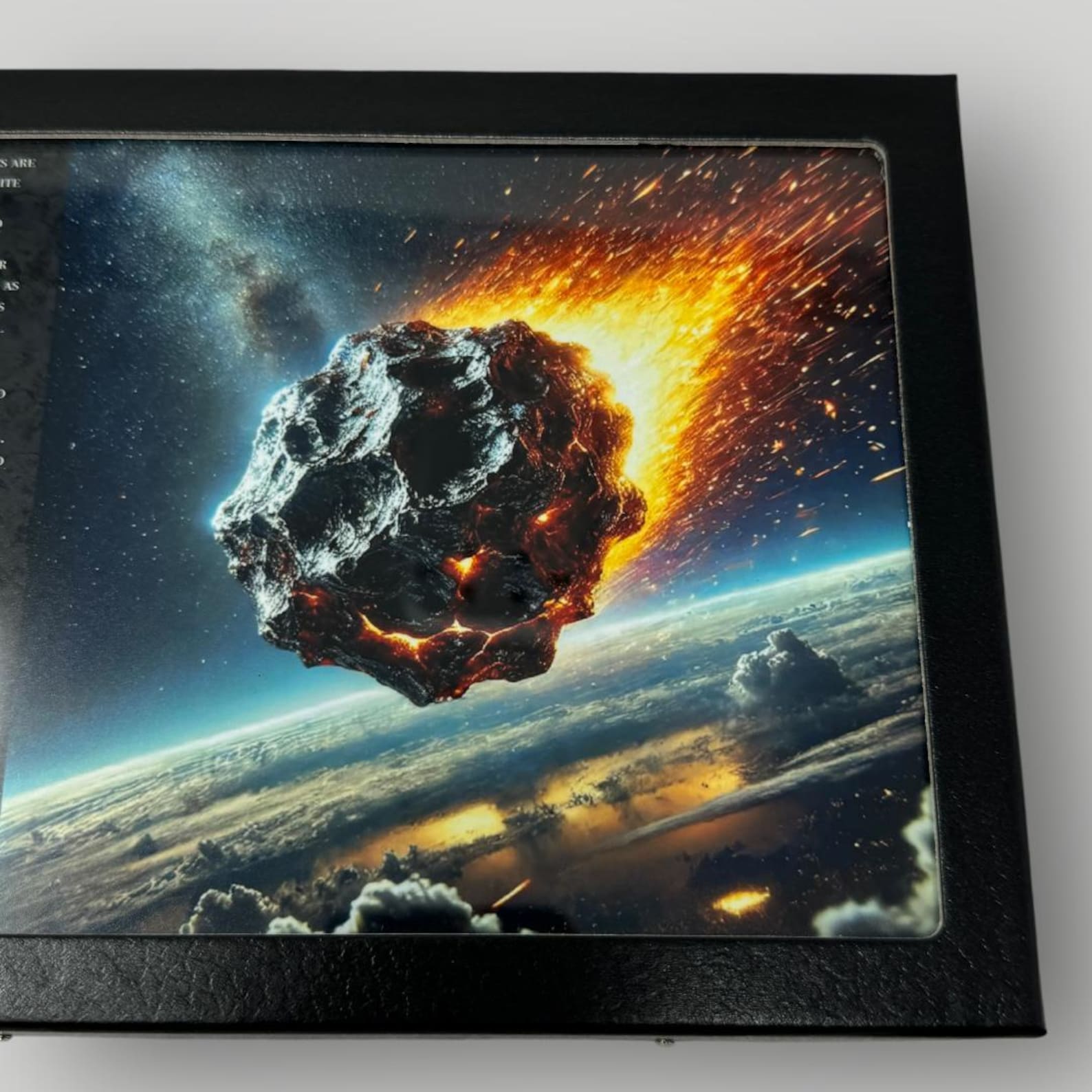 NASA Achondrite Meteorite Display Case: Authentic Space Gift (C.O.A ...