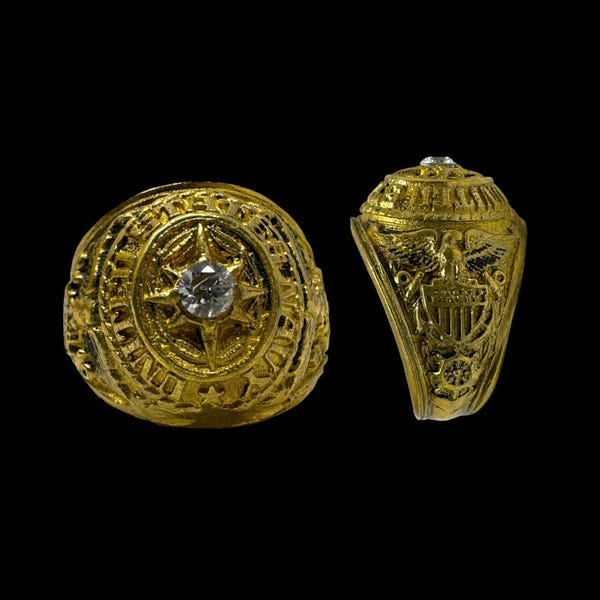 Us Navy Ring - Etsy