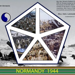 RARE Original WWII D-day Omaha Beach v Corps Operation Overlord ...