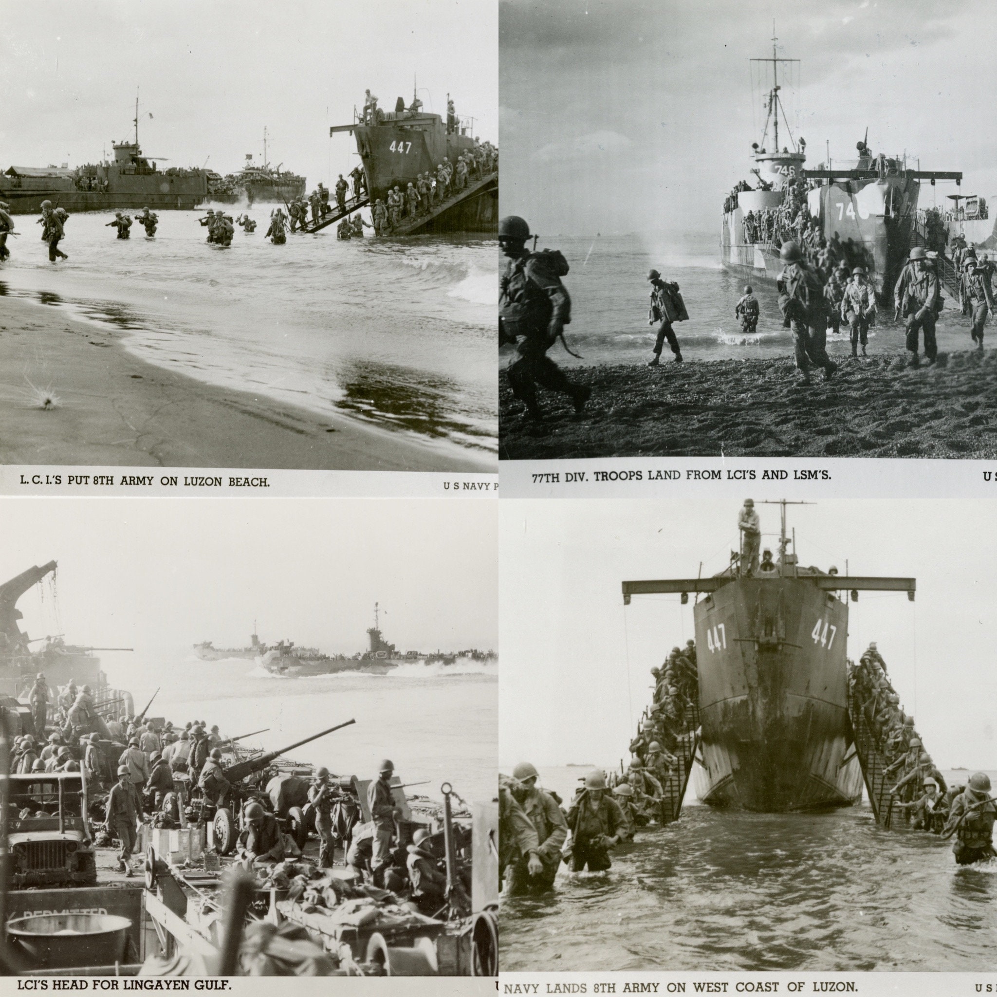 WWII 1945 Pacific Theater 48-star US Invasion Flag Fragment From LCI ...