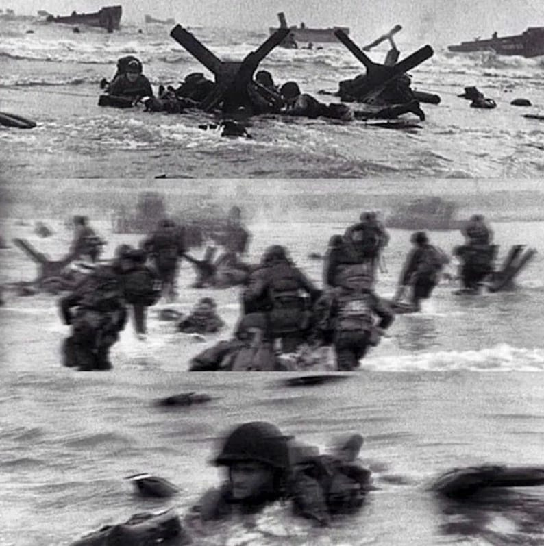 WWII D-day Relic Display Case: Omaha, Utah Beaches - Signed COA - Etsy